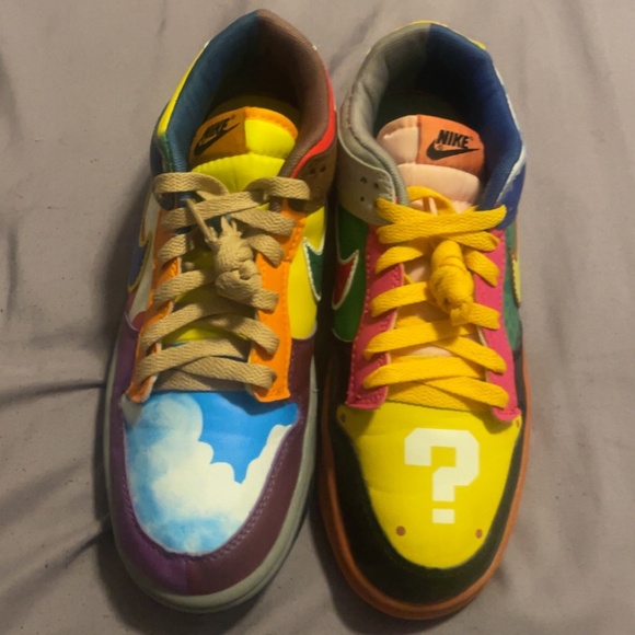 Nike | Shoes | What The Super Mario Dunk Low Sb | Poshmark